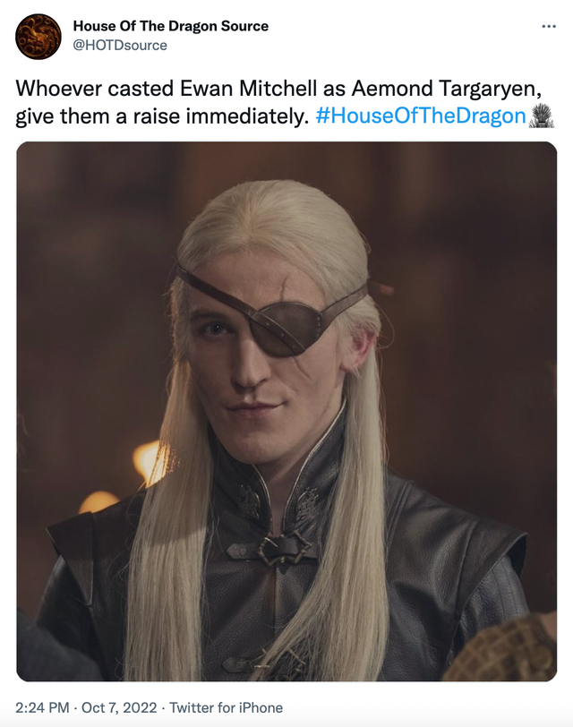 “Estrella instantánea”: Fans de ‘House of the Dragon’ elogian la elección de Ewan Mitchell para ...